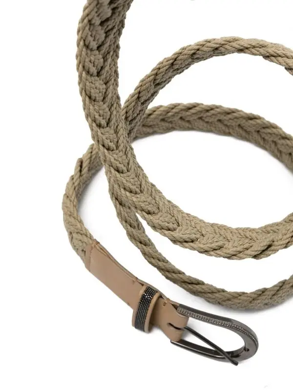Brunello Cucinelli Monili-chain Braided Belt