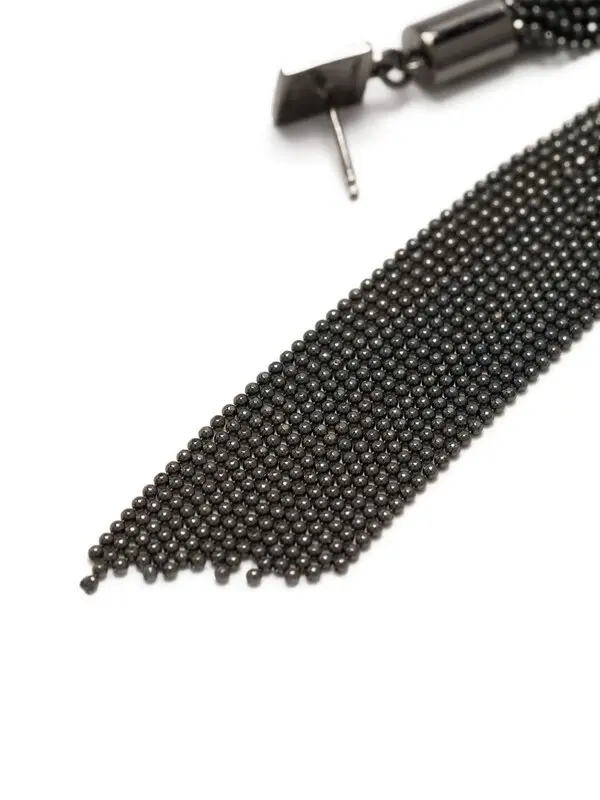 Brunello Cucinelli Beaded Post-back Fastened Dangle Earrings