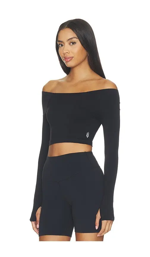 Free People X High Plank Off-the-shoulder Layer Top
