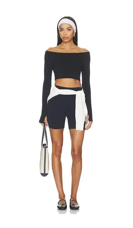 Free People X High Plank Off-the-shoulder Layer Top