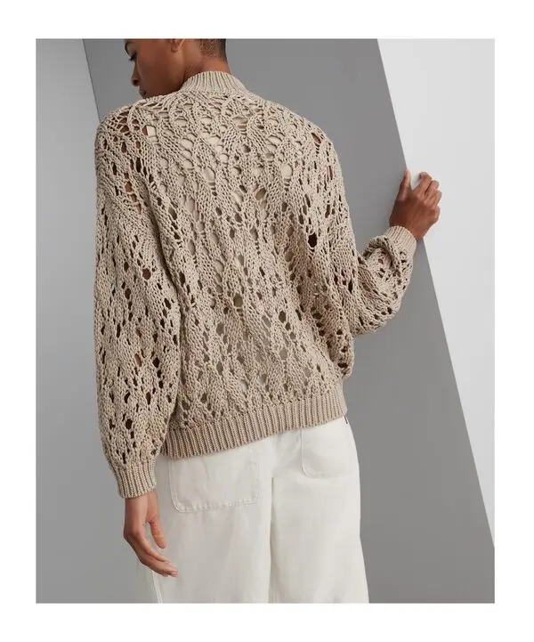 Brunello Cucinelli Fancy Knitted Cardigan