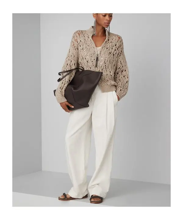 Brunello Cucinelli Fancy Knitted Cardigan