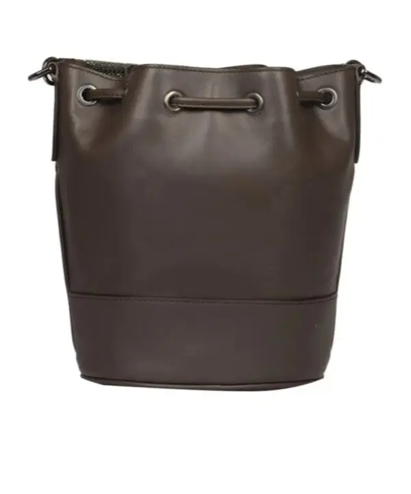 Brunello Cucinelli Monili Braided Bucket Bag