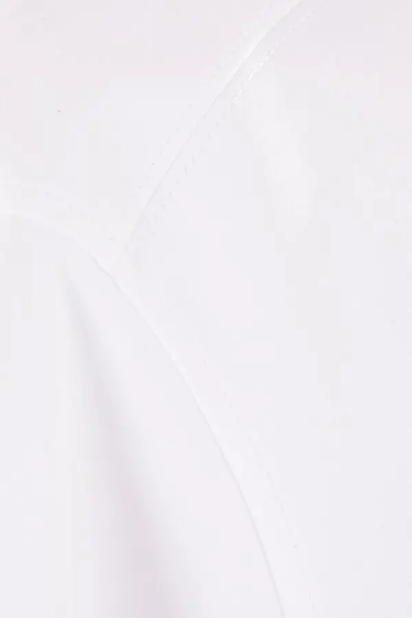 Brunello Cucinelli Short-sleeved Zip-up Hoodie With Monili Chain Detail