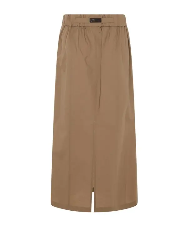 Brunello Cucinelli Drawstring Slit Detail Skirt