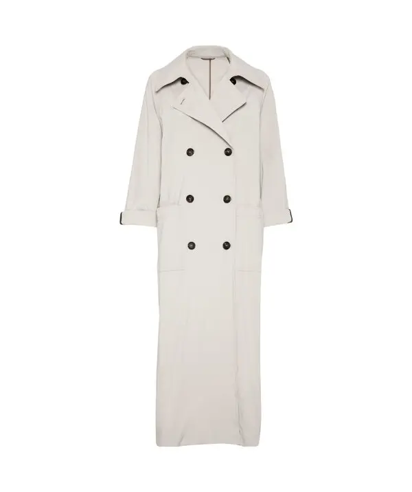 Brunello Cucinelli Double-breasted Straight Hem Coat