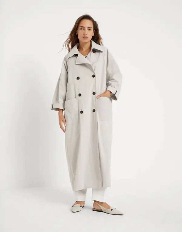 Brunello Cucinelli Double-breasted Straight Hem Coat