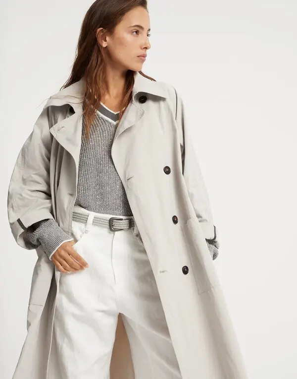 Brunello Cucinelli Double-breasted Straight Hem Coat