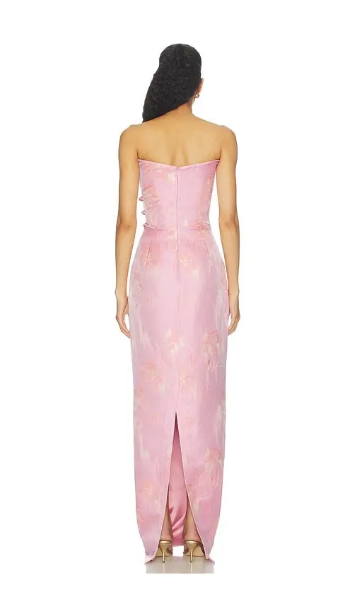 SAU LEE Savie Jacquard Gown