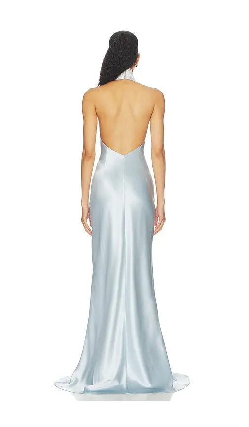 SAU LEE Michelle Gown In Baby Blue