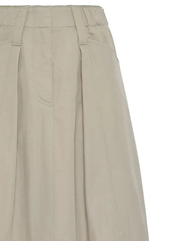 Brunello Cucinelli Drawstring Midi Skirt