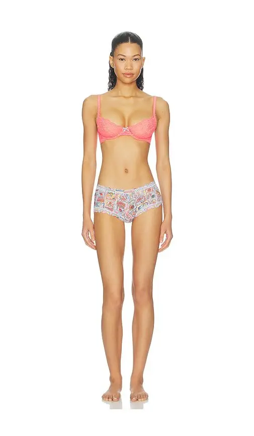 Hanky Panky Signature Lace Boyshort In Baby Blue