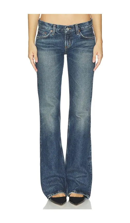AGOLDE Low Rise Boot Jean In Blue