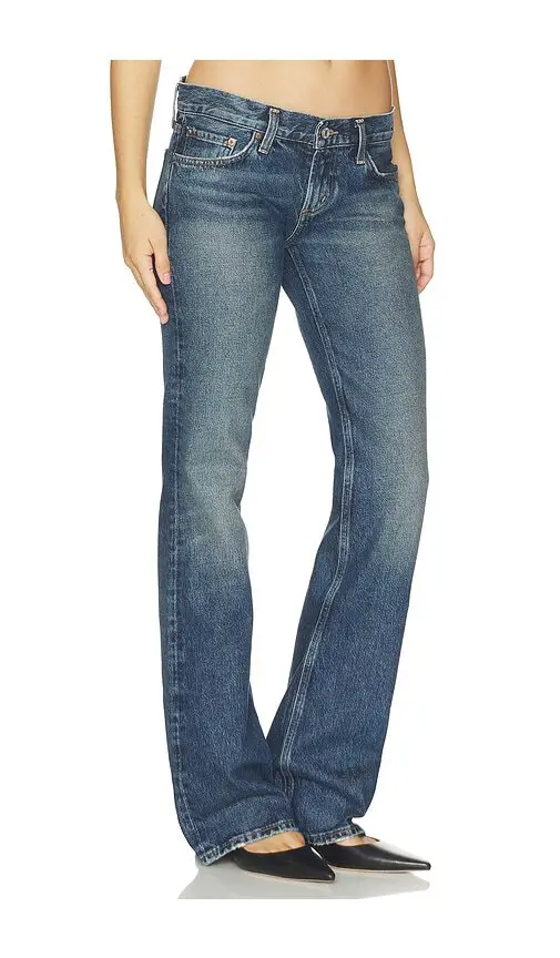 AGOLDE Low Rise Boot Jean In Blue