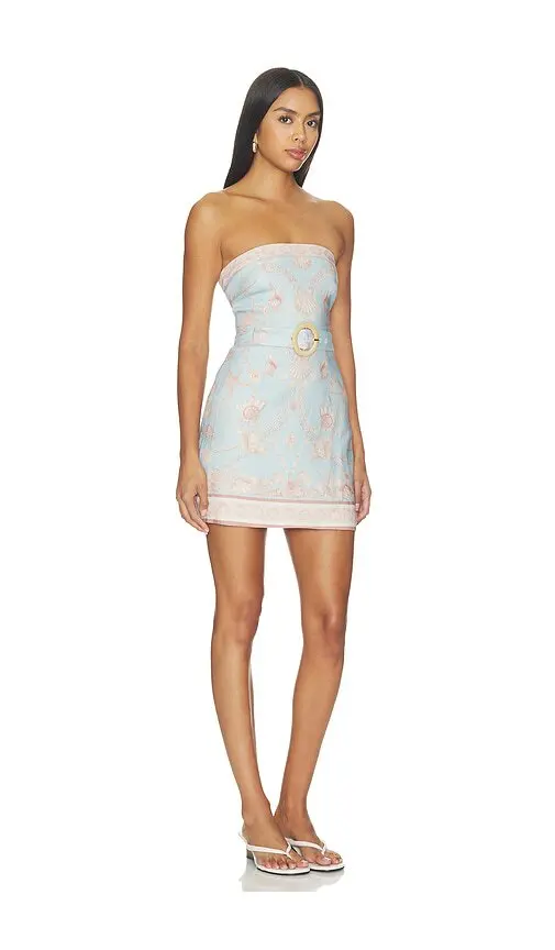 Majorelle Amalia Mini Dress In Baby Blue