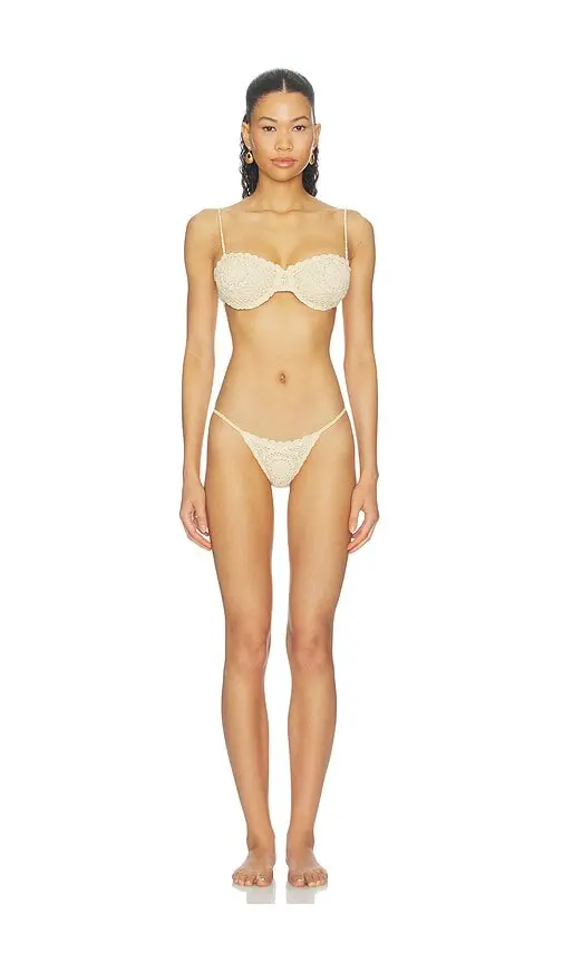 MIRROR PALAIS Crochet Bikini Bottom