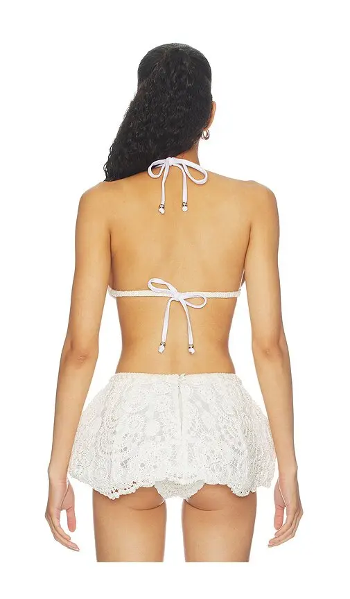 PatBO Gal Embroidery Bra Top