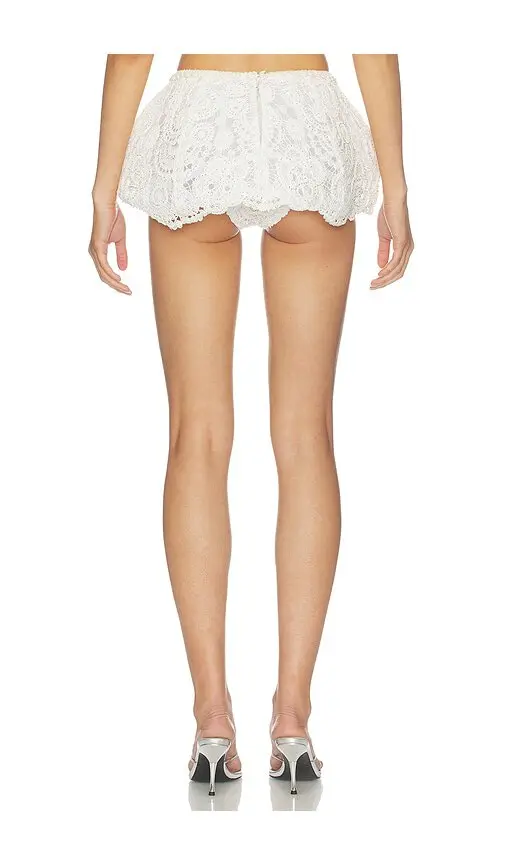 PatBO Gal Embroidery High Waist Bikini Bottom