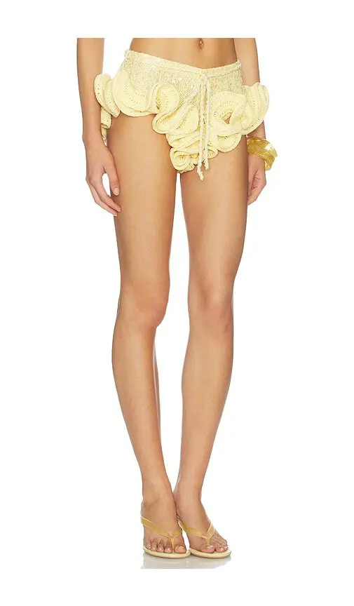PatBO Iara Crochet Mini Short