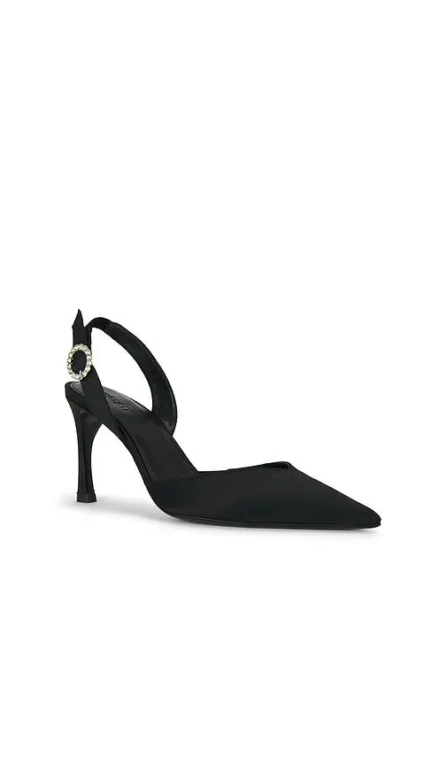 ROTATE BY BIRGER CHRISTENSEN Slingback High Heel Satin Pump