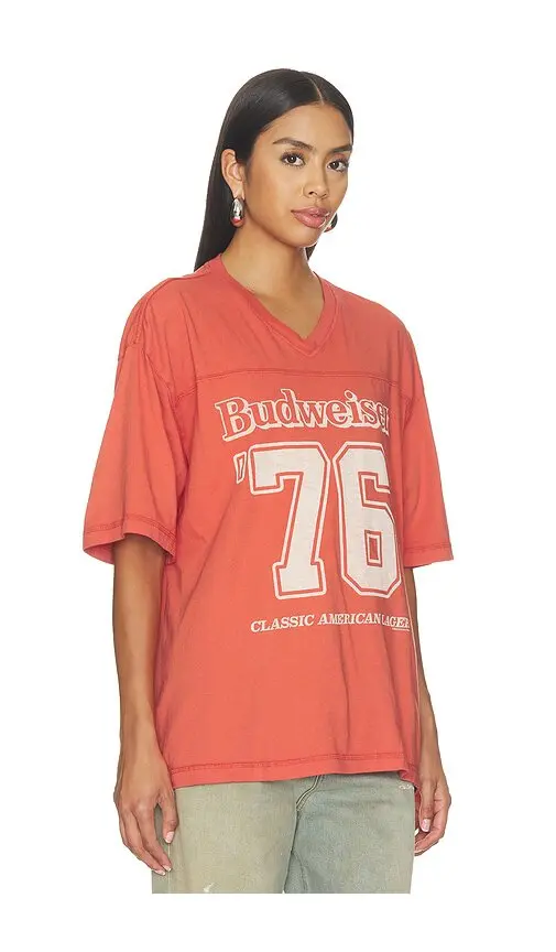 Junk Food King Of Beers 99 Tee In Red