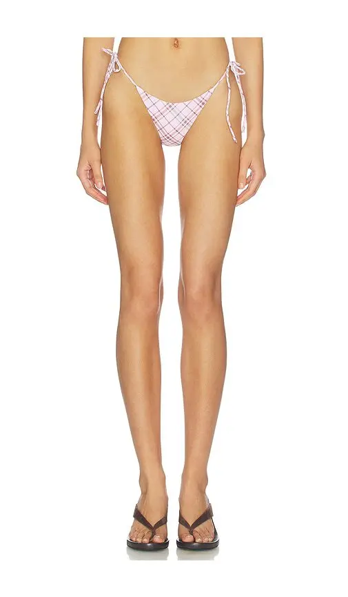 Tularosa Mimosa Bottom - Pink Plaid