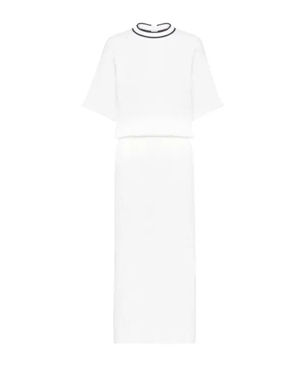 Brunello Cucinelli Cable-knit Cotton Dress
