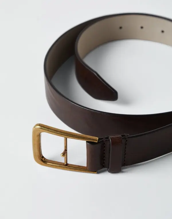 Brunello Cucinelli Buckle-fastened Pointed-tip Belt
