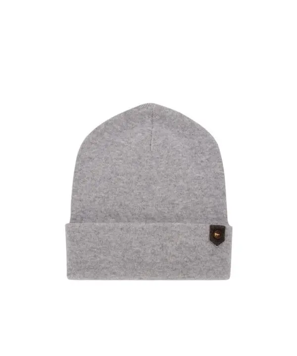 Brunello Cucinelli Button-detail Cashmere Beanie - Gray