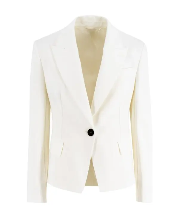 Brunello Cucinelli Single-breasted Cotton-blend Blazer