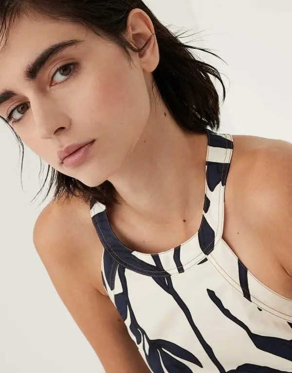 Brunello Cucinelli Floral-printed Sleeveless Maxi Dress