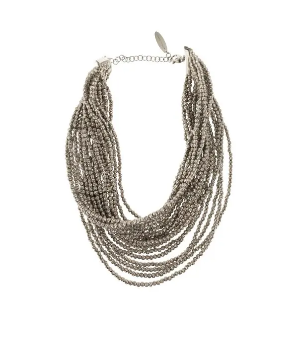 Brunello Cucinelli Draped Beaded Necklace