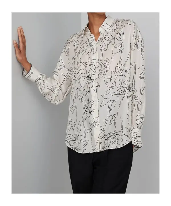 Brunello Cucinelli Monili Chain Graphic Print Shirt