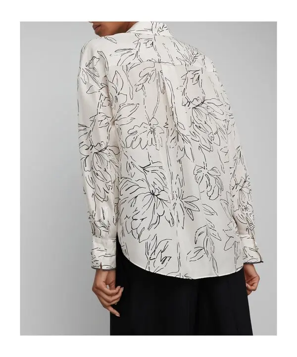 Brunello Cucinelli Monili Chain Graphic Print Shirt