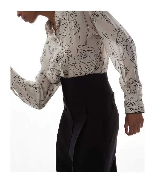 Brunello Cucinelli Monili Chain Graphic Print Shirt