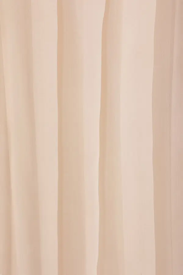 Brunello Cucinelli High-waisted Pleated Silk Skirt