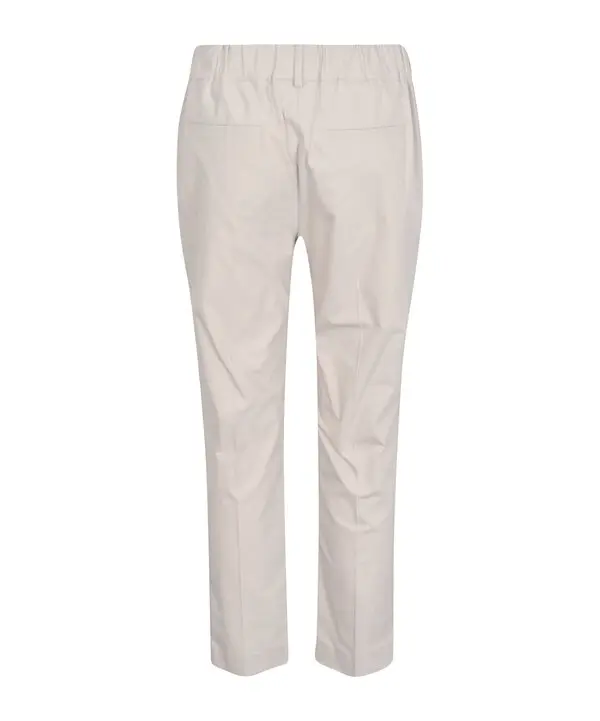 Brunello Cucinelli Mid-rise Pleated Cropped Tailored Trousers
