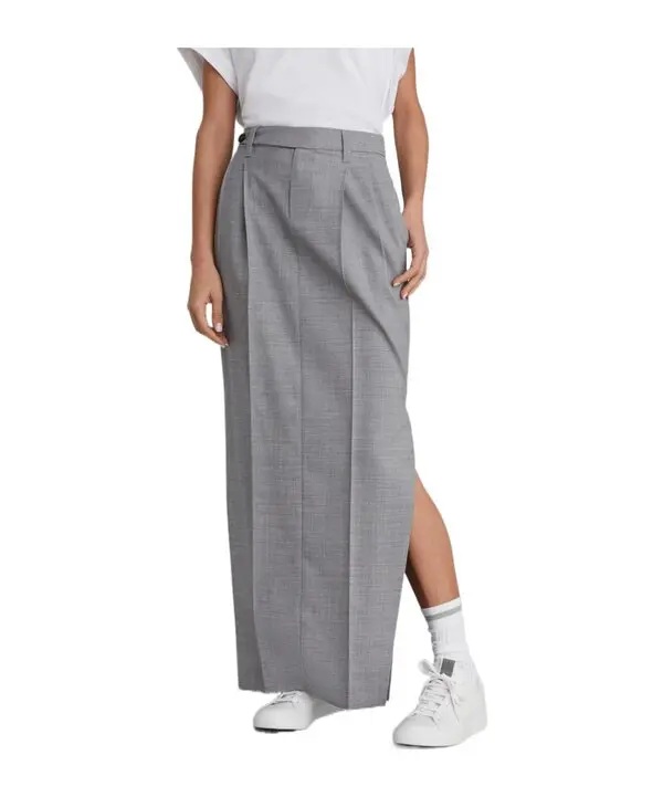 Brunello Cucinelli Virgin Wool Maxi Skirt