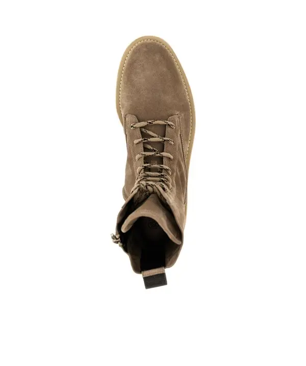 Brunello Cucinelli Round-toe Lace Up Boots