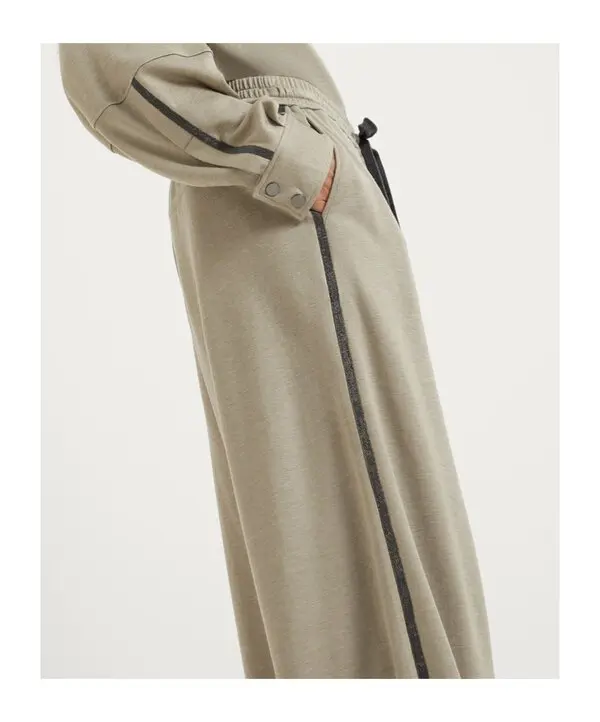 Brunello Cucinelli Relaxed-fit Drawstring Waistband Pants - Green