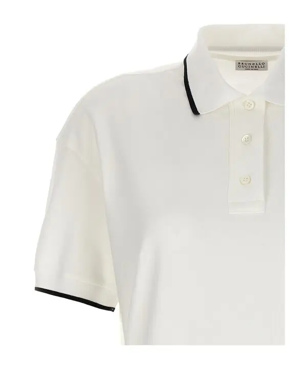 Brunello Cucinelli Logo Detailed Polo Dress