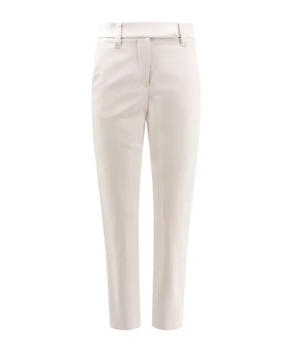Brunello Cucinelli Cropped Stretch Trousers