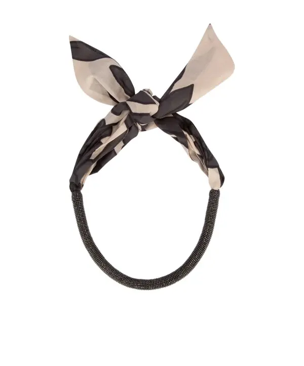 Brunello Cucinelli Bow Embellished Necklace