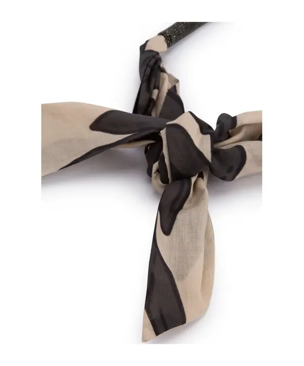 Brunello Cucinelli Bow Embellished Necklace