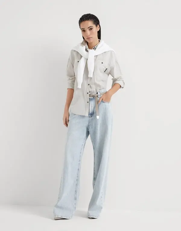 Brunello Cucinelli Linen-cotton Blend Shirt