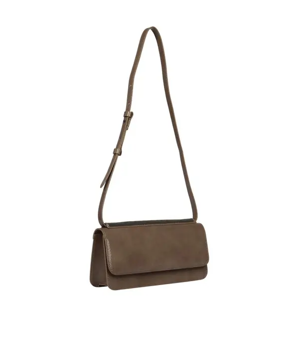 Brunello Cucinelli Logo Embossed Shoulder Bag