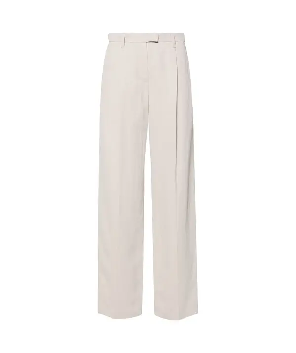 Brunello Cucinelli Inverted-pleat Straight-leg Trousers