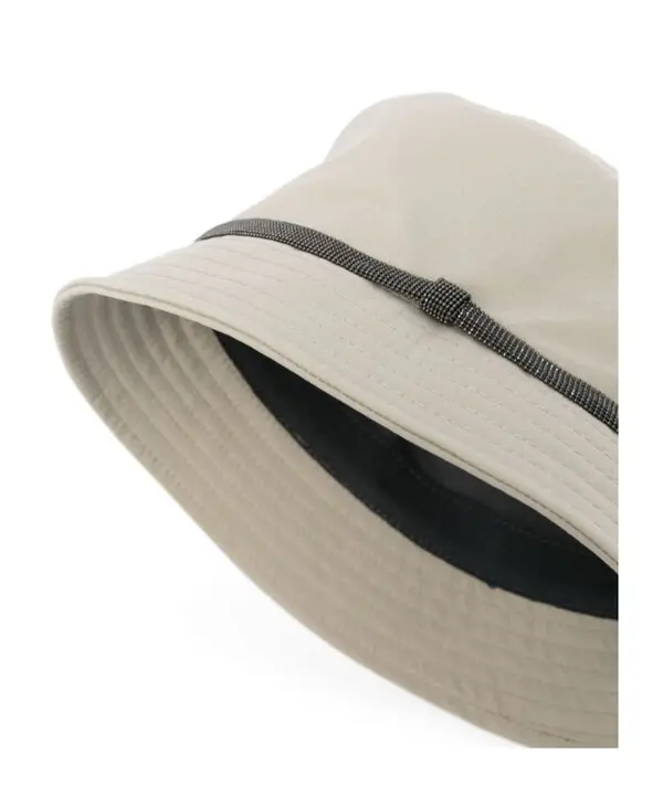 Brunello Cucinelli Monili Chain Detail Bucket Hat