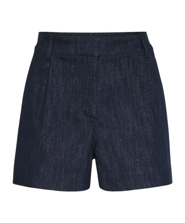 Brunello Cucinelli High-waist Denim Bermuda Shorts