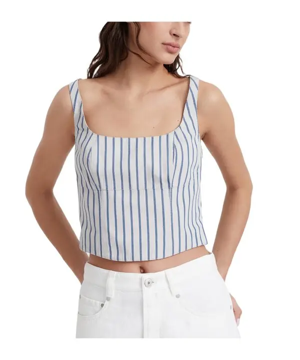 Brunello Cucinelli Striped Cotton-blend Top